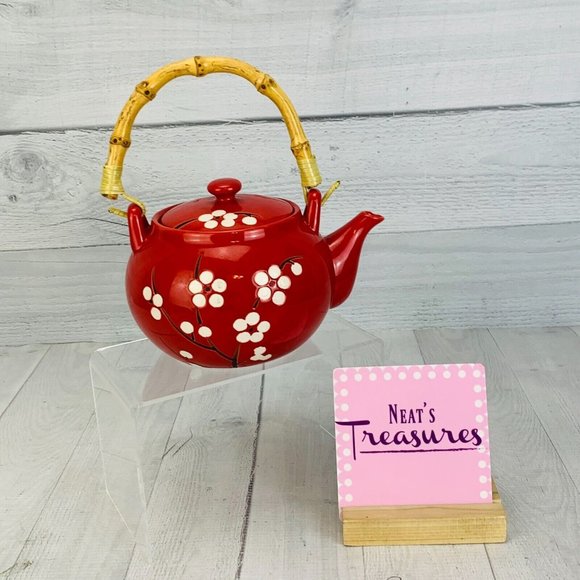 Cost Plus World Market | Dining | World Market Cherry Blossom Red White ...